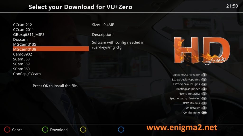 [TUTORIAL] How to install and configure MGCAMD on OpenHDF – ENIGMA2
