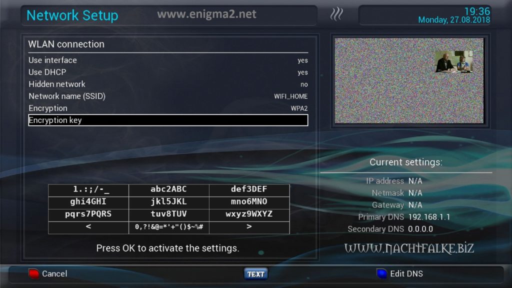 [TUTORIAL] How to configure Wireless on OpenNFR – ENIGMA2