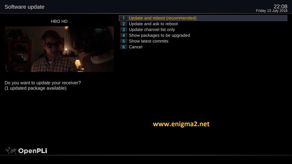 [TUTORIAL] How to update OpenPLi online – ENIGMA2