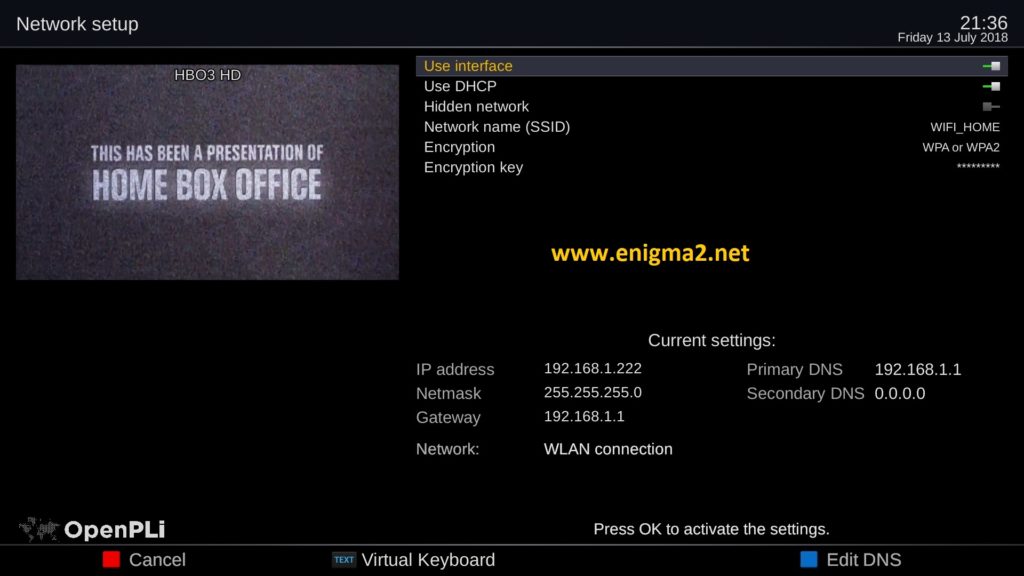 [TUTORIAL] How to setup wireless on OpenPLi – ENIGMA2