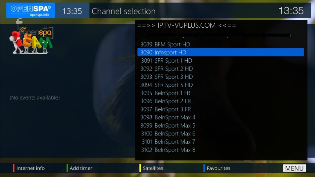 [TUTORIAL] How to install IPTV on OpenSPA – ENIGMA2