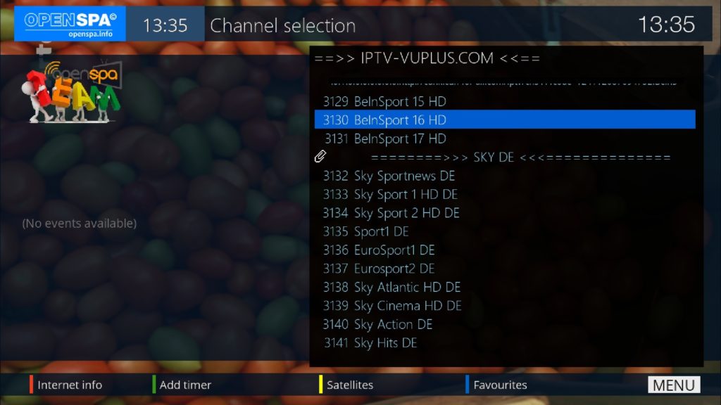 [TUTORIAL] How to install IPTV on OpenSPA – ENIGMA2