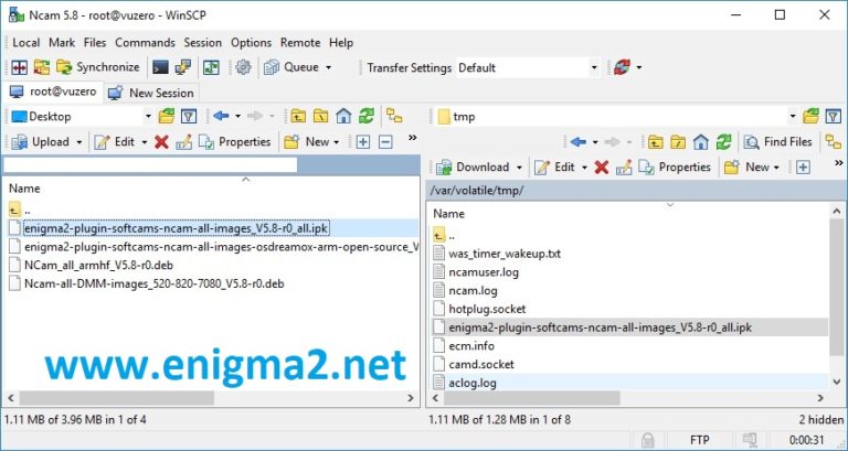 [TUTORIAL] How to install and configure NCAM on PurE2 – ENIGMA2