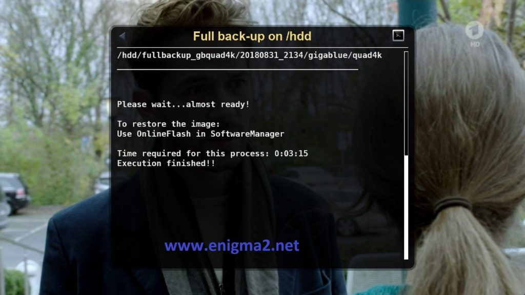 [TUTORIAL] How to make backup on OpenESI – ENIGMA2
