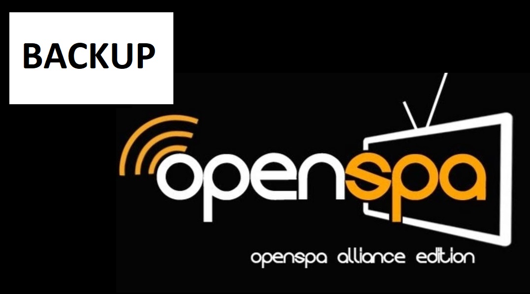 [TUTORIAL] How to make backup on OpenSPA – ENIGMA2