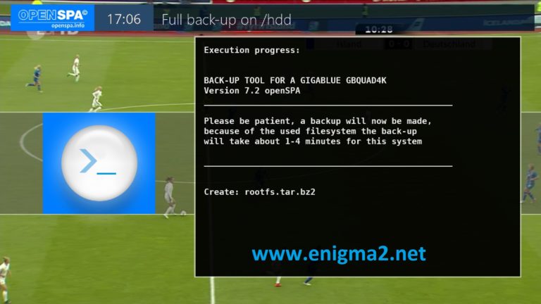 [TUTORIAL] How to make backup on OpenSPA – ENIGMA2