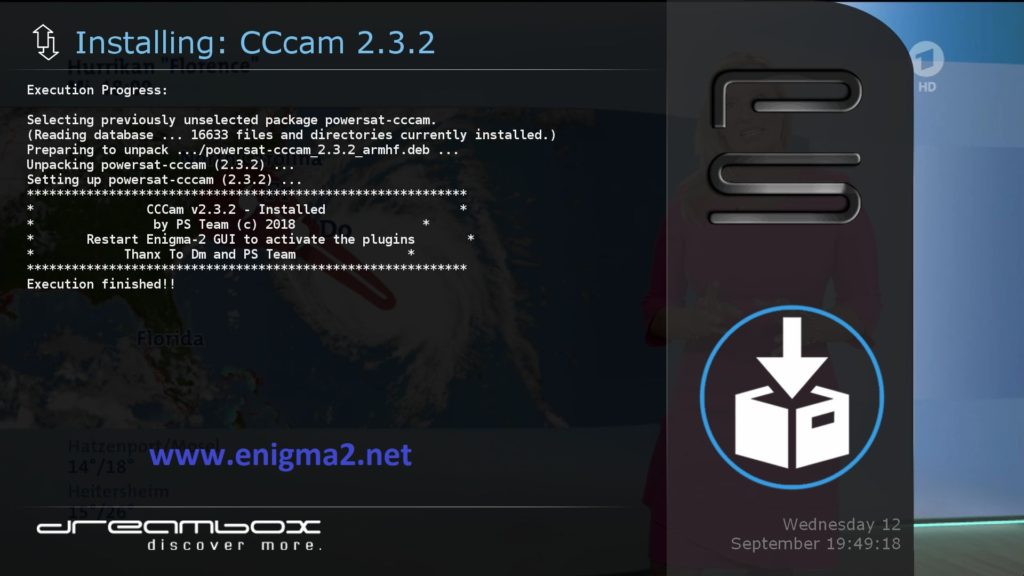 [TUTORIAL] How to install CCCAM on PowerSat – ENIGMA2
