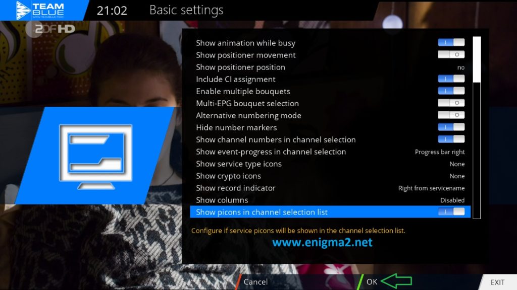 [TUTO] How to install and configure picons on TEAMBLUE – ENIGMA2