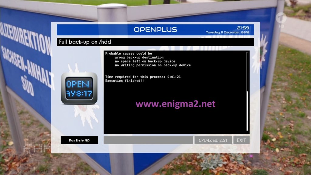 [TUTORIAL] How to make backup on OpePLUS – ENIGMA2