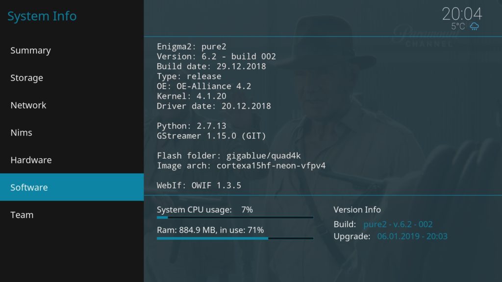 [BACKUP] PurE2 6.2 for GigaBlue UHD QUAD 4K (ENIGMA2 TEAM) – ENIGMA2