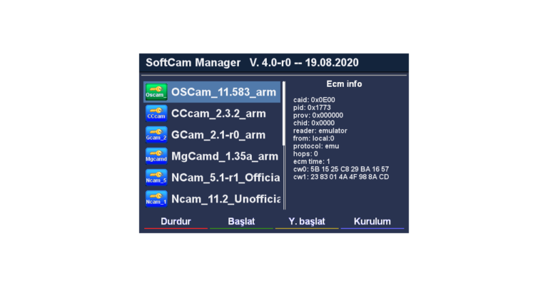 [PLUGIN] ALTERNATIVE SOFTCAM MANAGER 4.0-R0 – ENIGMA2