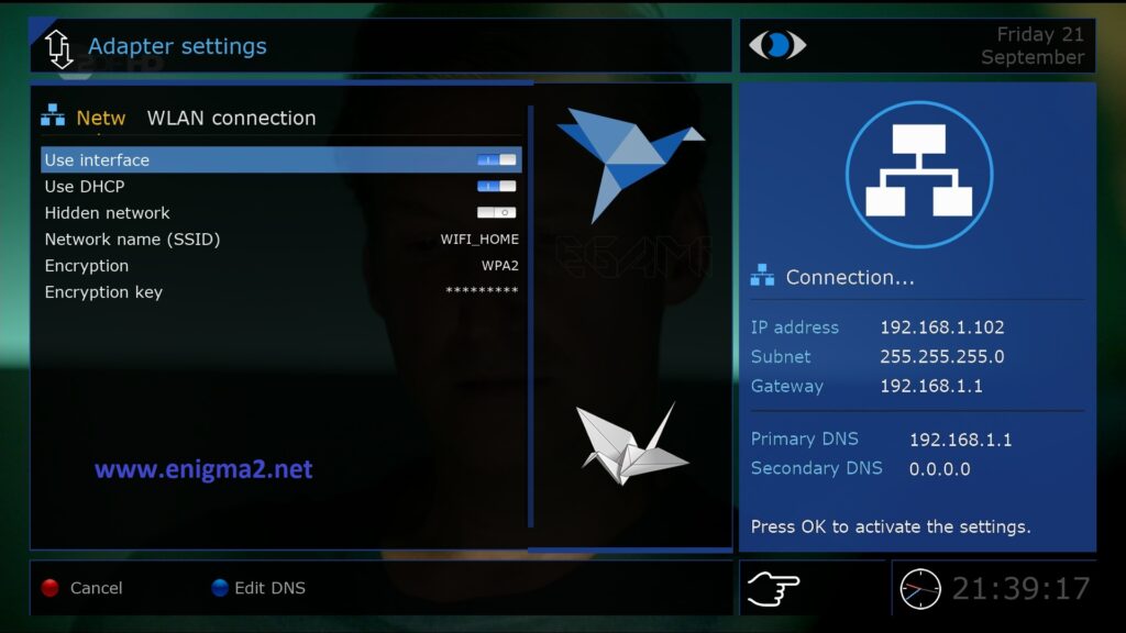 [TUTORIAL] How to setup Wireless on EGAMI – ENIGMA2