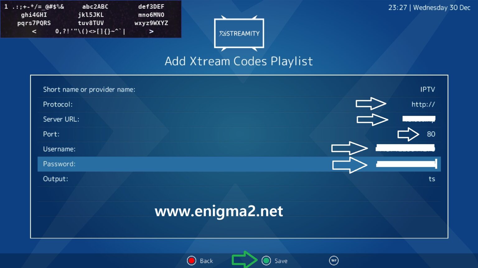 [TUTORIAL] How to add iptv playlist to X-STREAMITY – ENIGMA2