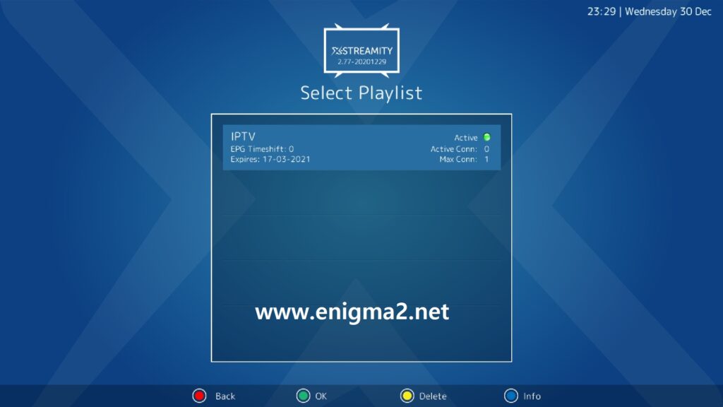 [TUTORIAL] How to add iptv playlist to X-STREAMITY – ENIGMA2