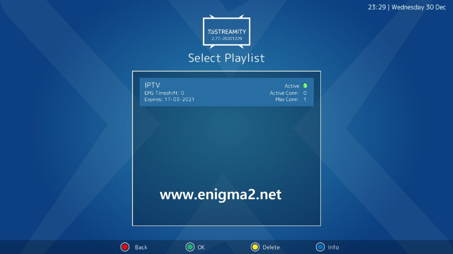 [TUTORIAL] How to add iptv playlist to X-STREAMITY – ENIGMA2