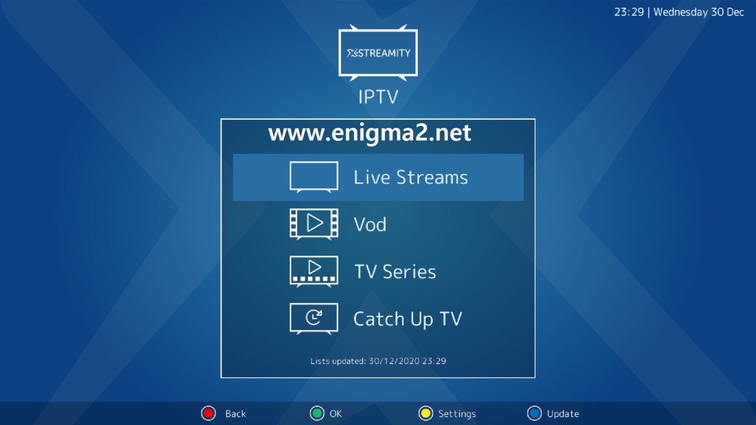 [PLUGIN] X-STREAMITY v4.99 – ENIGMA2