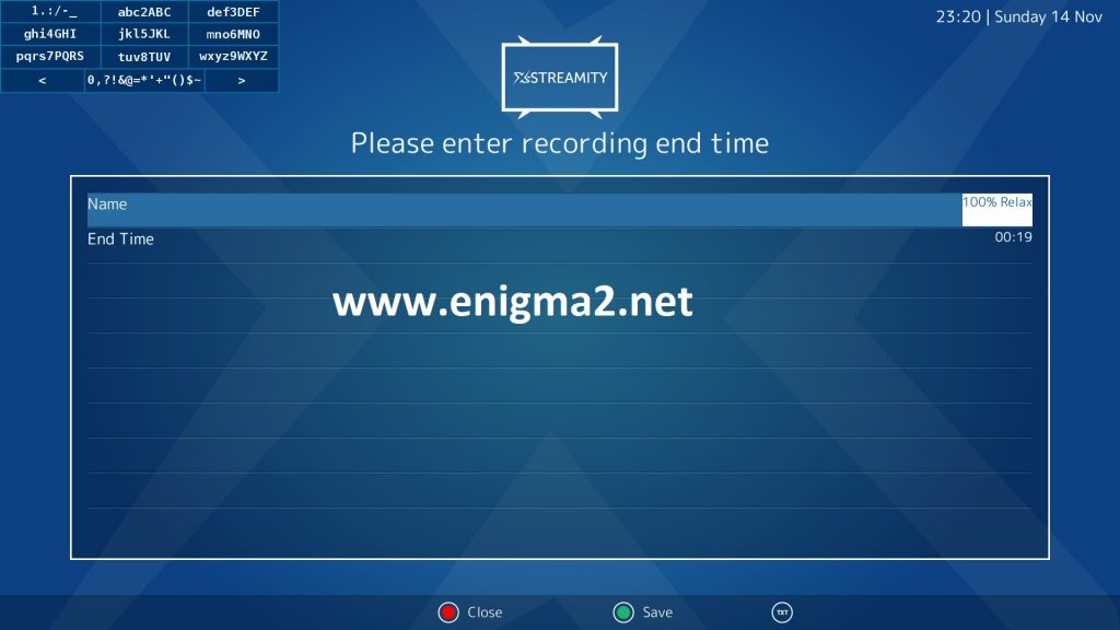 [TUTO] How to record IPTV channel – ENIGMA2