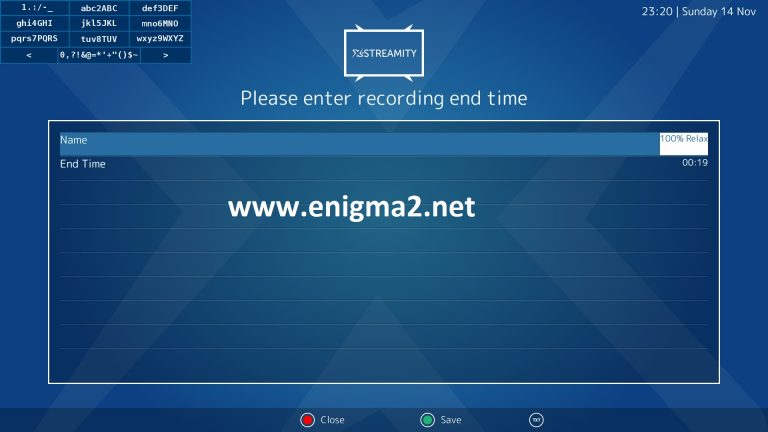 [TUTO] How to record IPTV channel – ENIGMA2