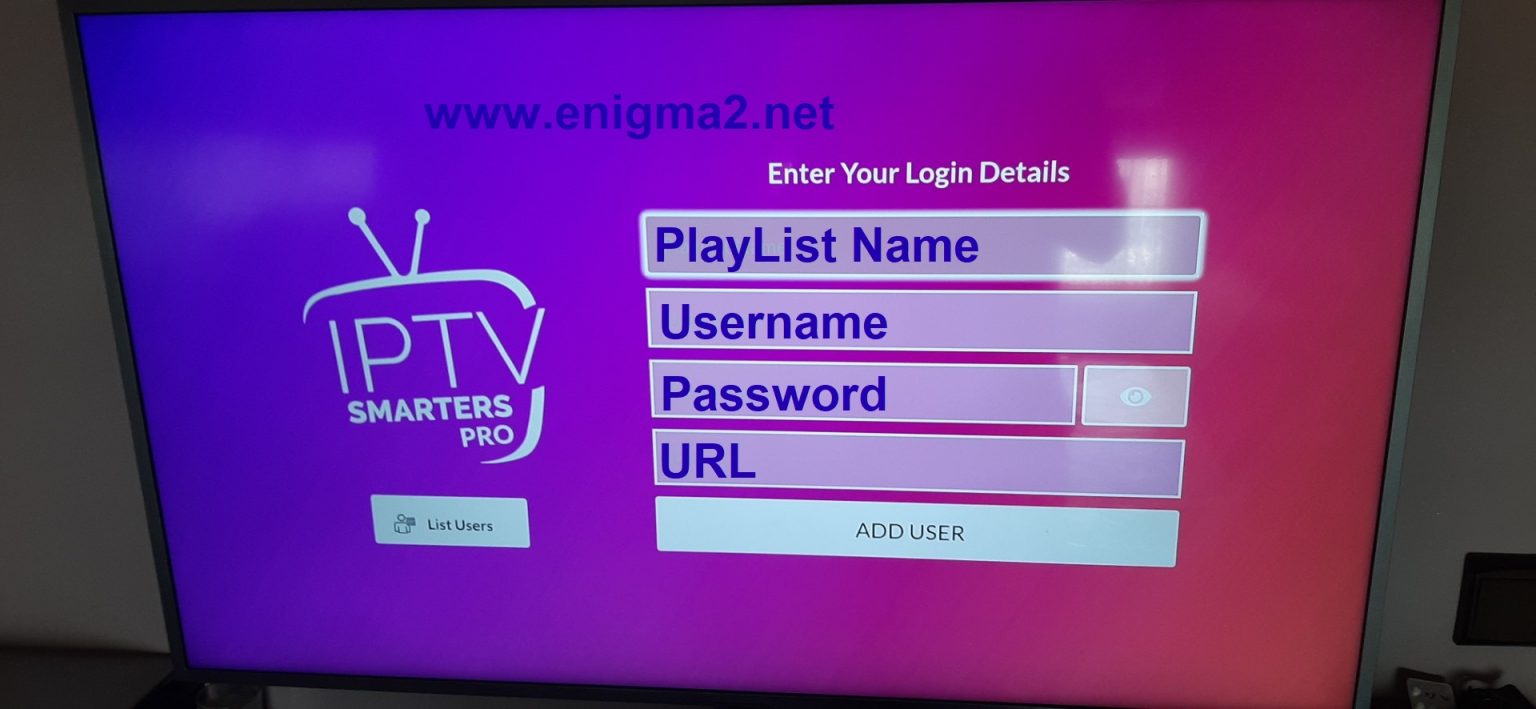 [TUTORIAL] How to add iptv playlist to IPTV SMARTERS – ENIGMA2