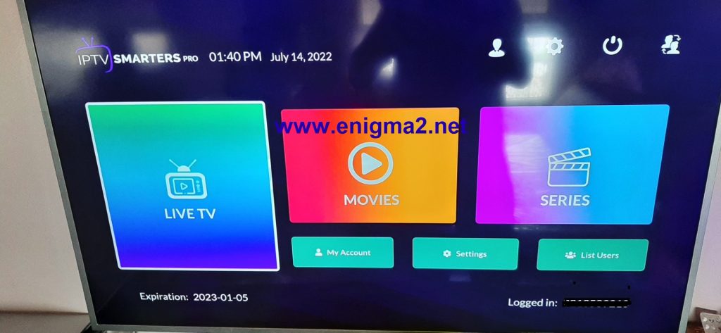 [TUTORIAL] How to add iptv playlist to IPTV SMARTERS – ENIGMA2