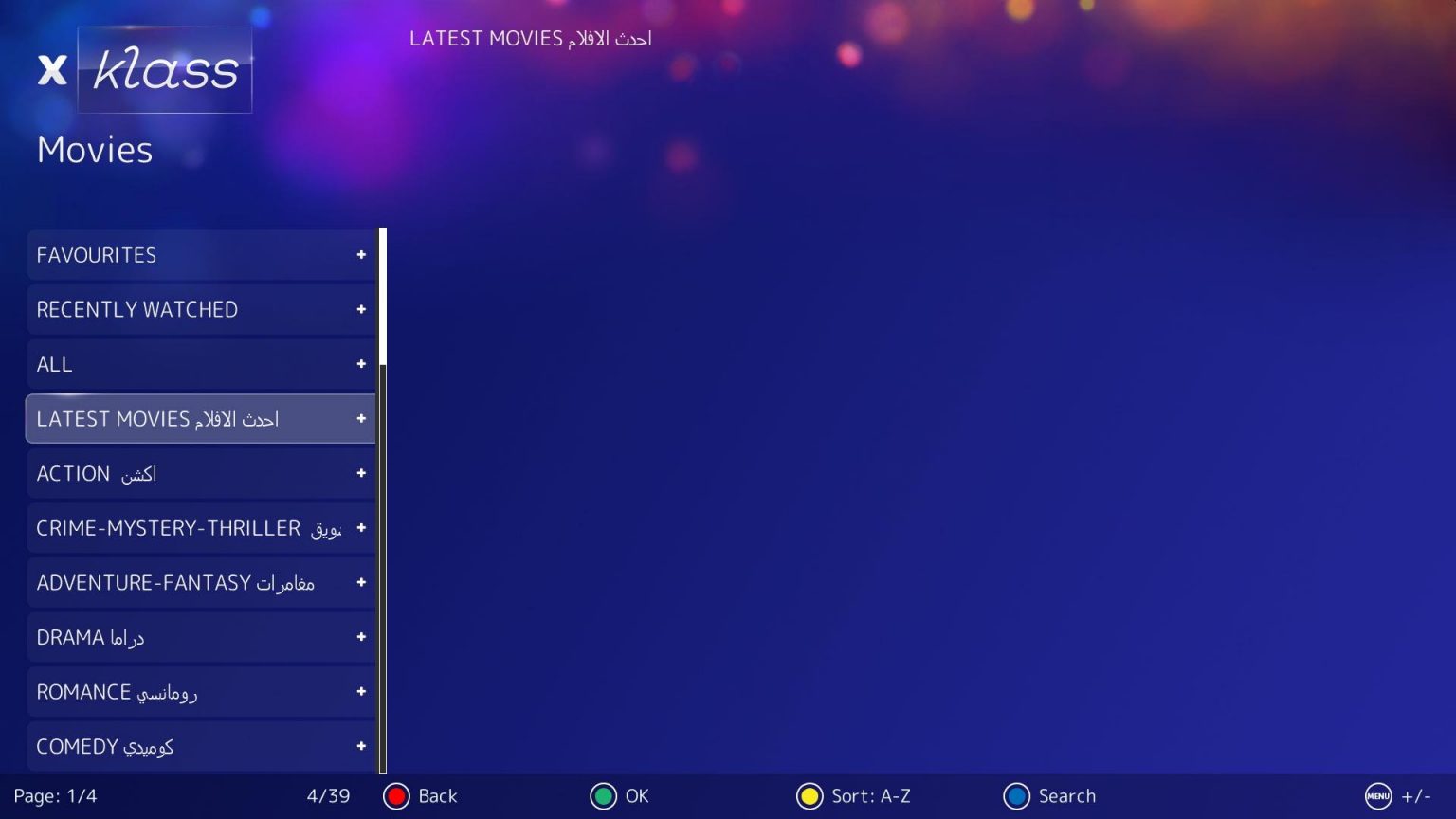 [PLUGIN] X Klass – Xtream Codes IPTV Player v1.17 – ENIGMA2